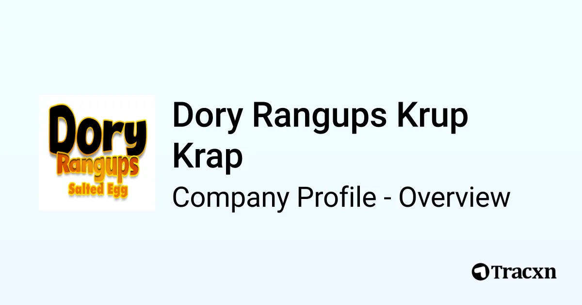 Dory Rangups Krup Krap - 2025 Company Profile & Competitors - Tracxn