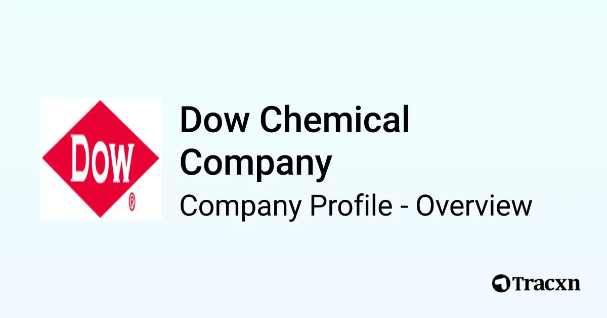 Dow Chemical Company - 2026 Company Profile, Team, Funding, Competitors ...