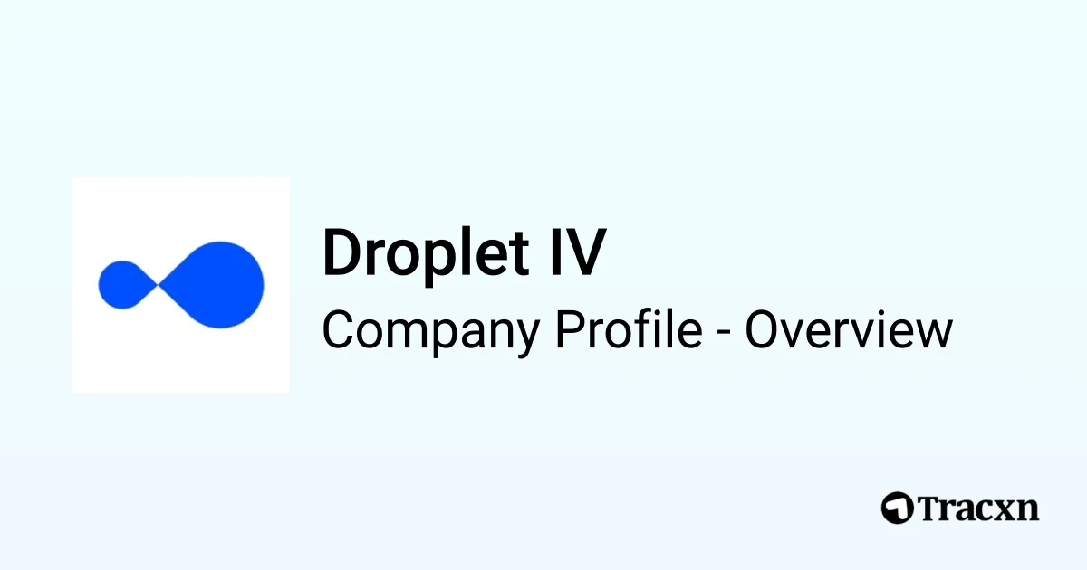 Droplet IV - 2025 Company Profile, Team, Funding & Competitors - Tracxn