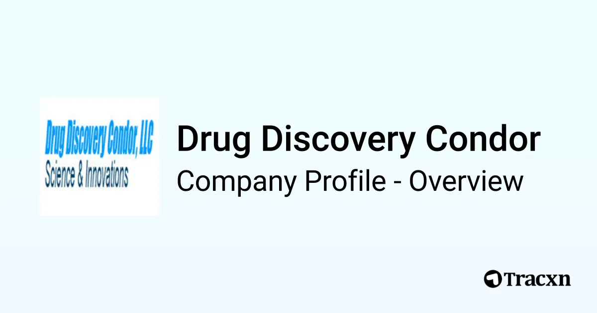 Drug Discovery Condor - 2025 Company Profile, Team & Competitors - Tracxn