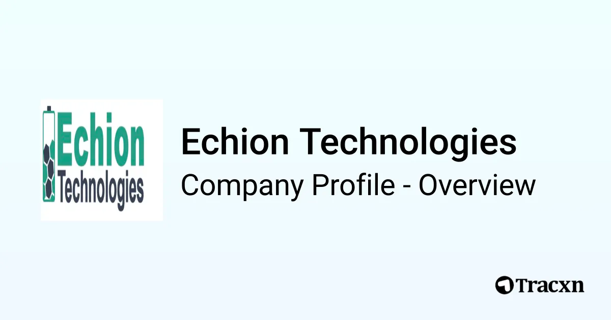 Echion Technologies - 2026 Company Profile, Team, Funding, Competitors ...