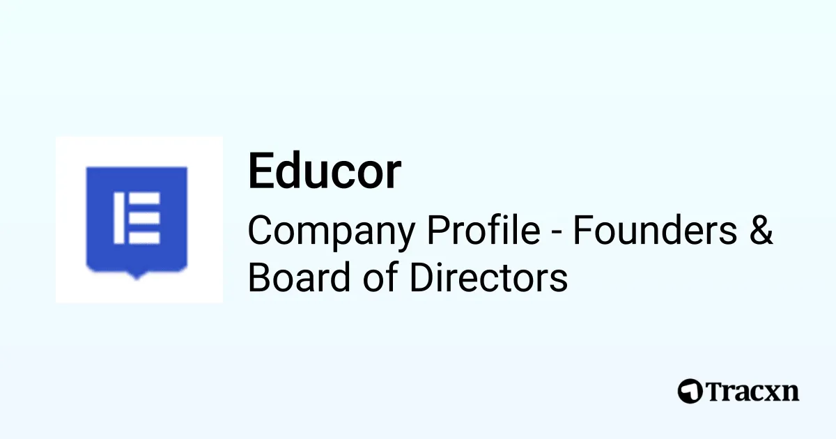 Educor - 2025 Founders and Board of Directors - Tracxn
