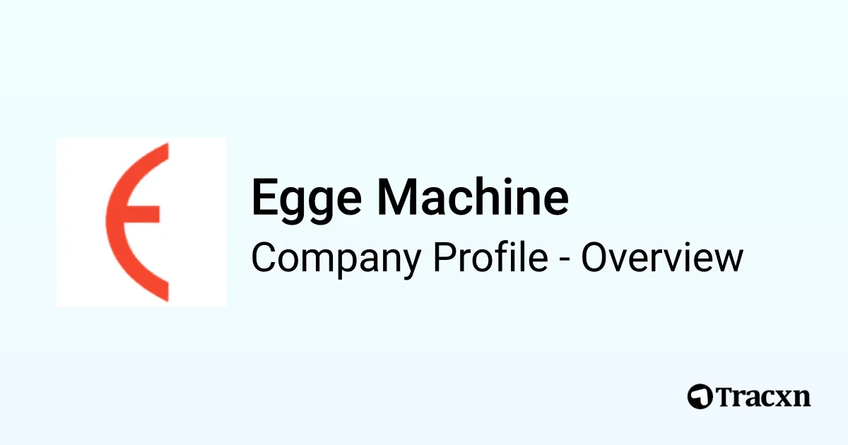Egge Machine - 2025 Company Profile, Team & Competitors - Tracxn