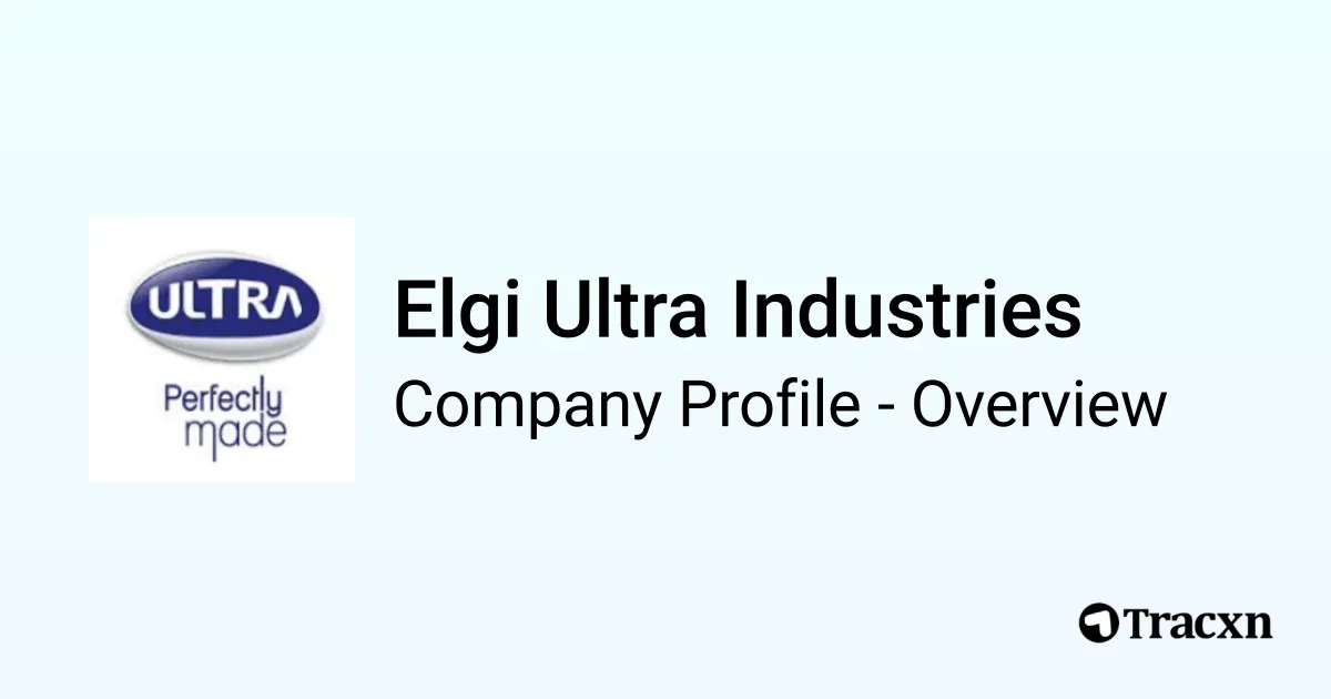 Elgi Ultra Industries - 2026 Company Profile, Competitors & Financials ...