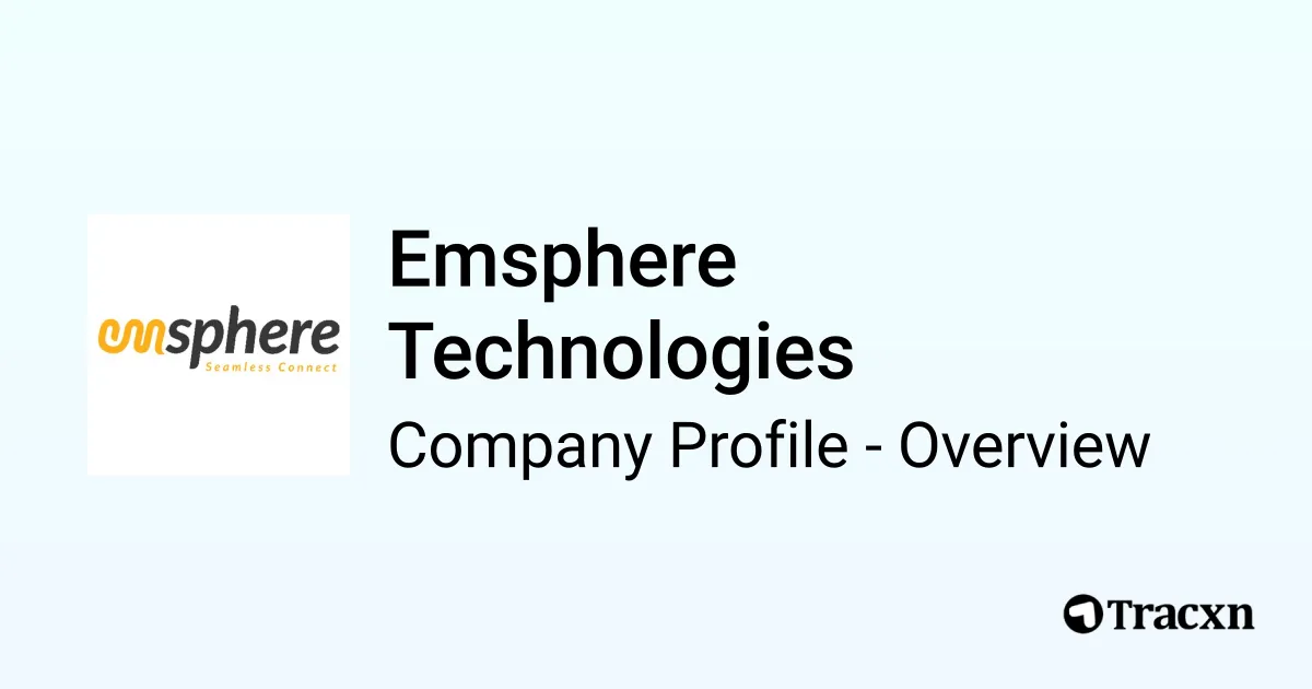 Emsphere Technologies - 2026 Company Profile, Team, Funding ...