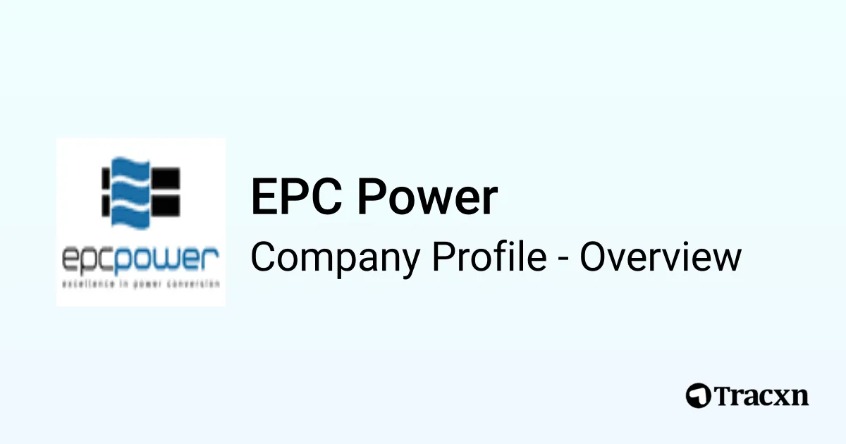 EPC Power - 2025 Company Profile, Team, Funding & Competitors - Tracxn