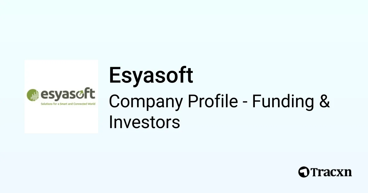 Esyasoft - 2025 Funding Rounds & List of Investors - Tracxn