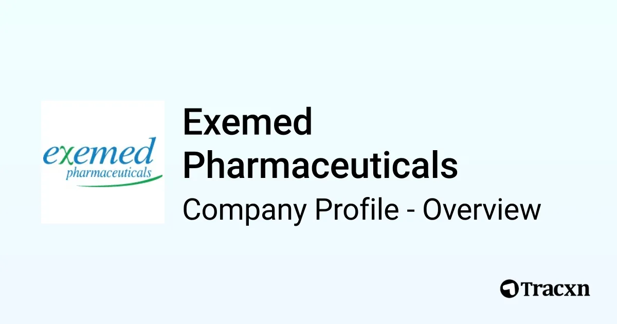 Exemed Pharmaceuticals - 2025 Company Profile, Team & Competitors - Tracxn