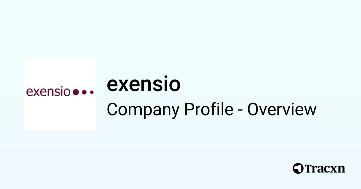 exensio - 2025 Company Profile & Competitors - Tracxn