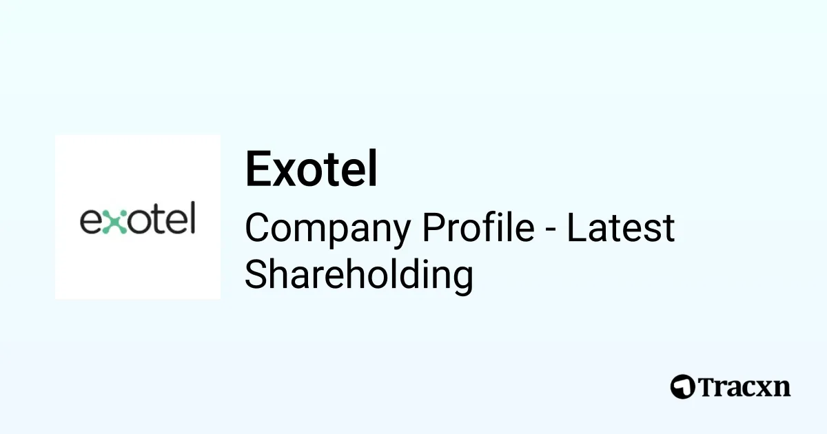 Exotel - 2026 Latest Shareholding & Valuation - Tracxn