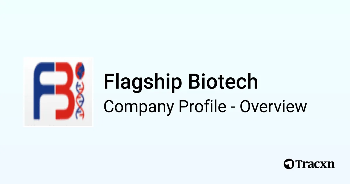 Flagship Biotech - 2025 Company Profile, Team & Financials - Tracxn