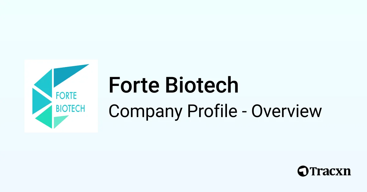 Forte Biotech - 2025 Company Profile, Team, Funding & Competitors - Tracxn