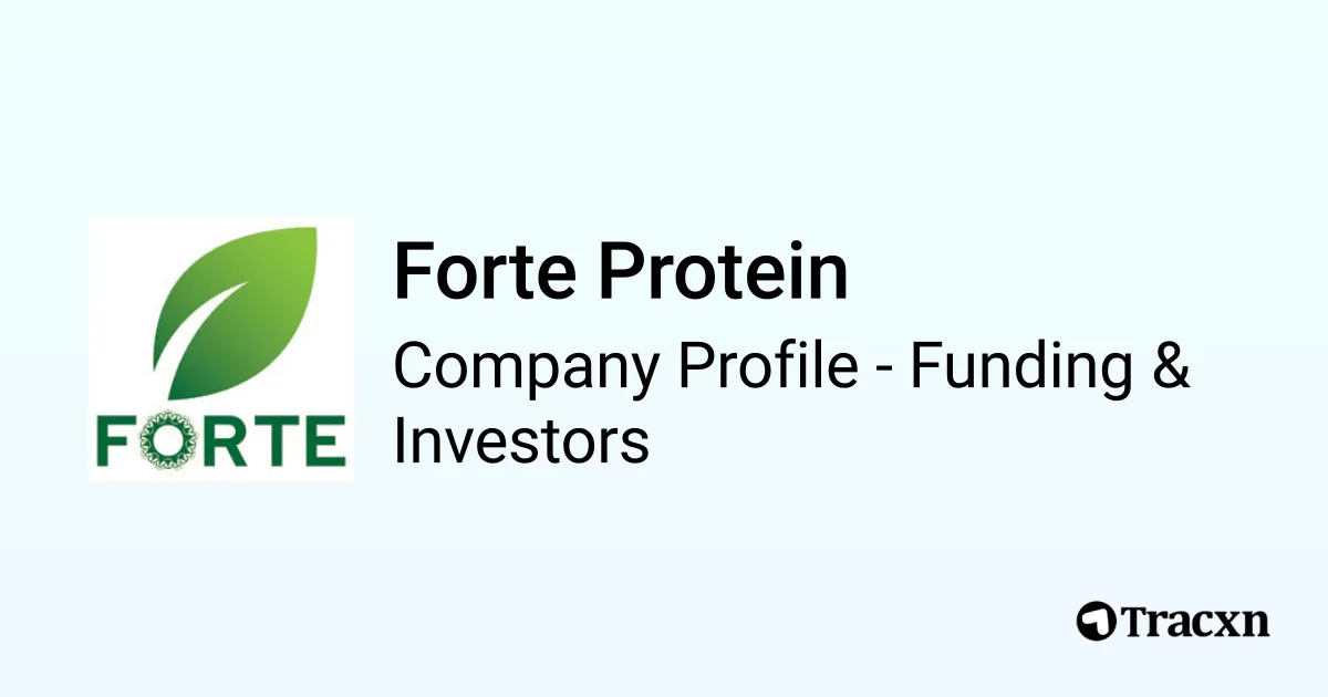 Forte Protein - 2025 Funding Rounds & List of Investors - Tracxn