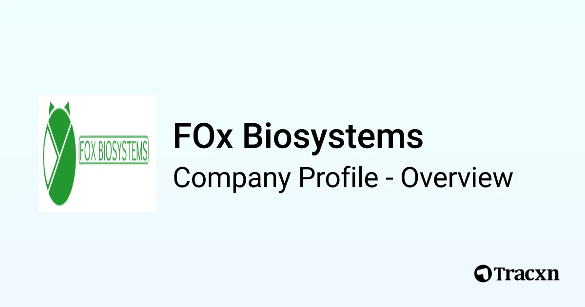 FOx Biosystems - 2026 Company Profile, Team, Funding, Competitors ...