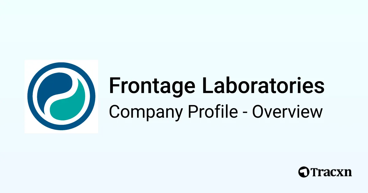 Frontage Laboratories - 2025 Company Profile, Team, Funding ...