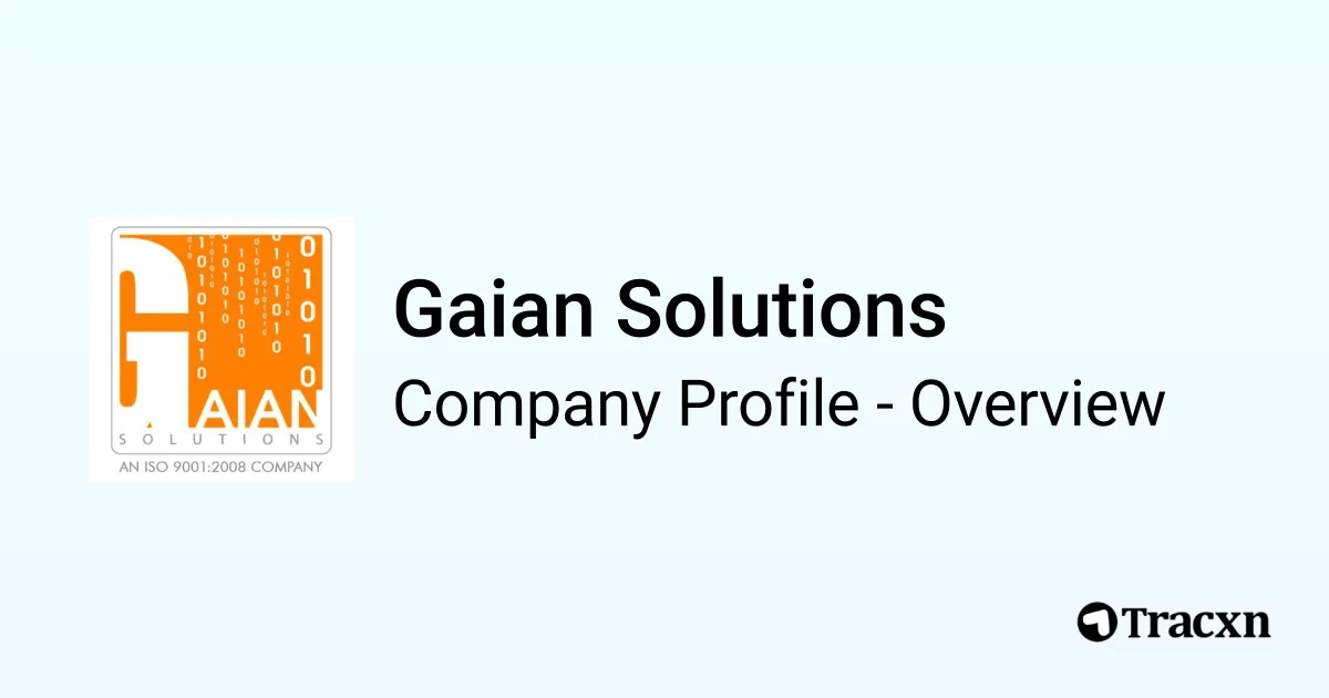 Gaian Solutions - 2025 Company Profile, Team, Competitors & Financials ...