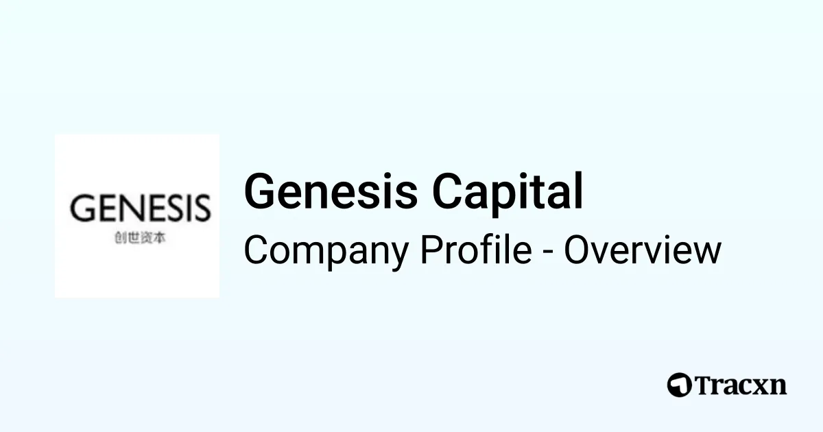 Genesis Capital - 2025 Company Profile & Competitors - Tracxn