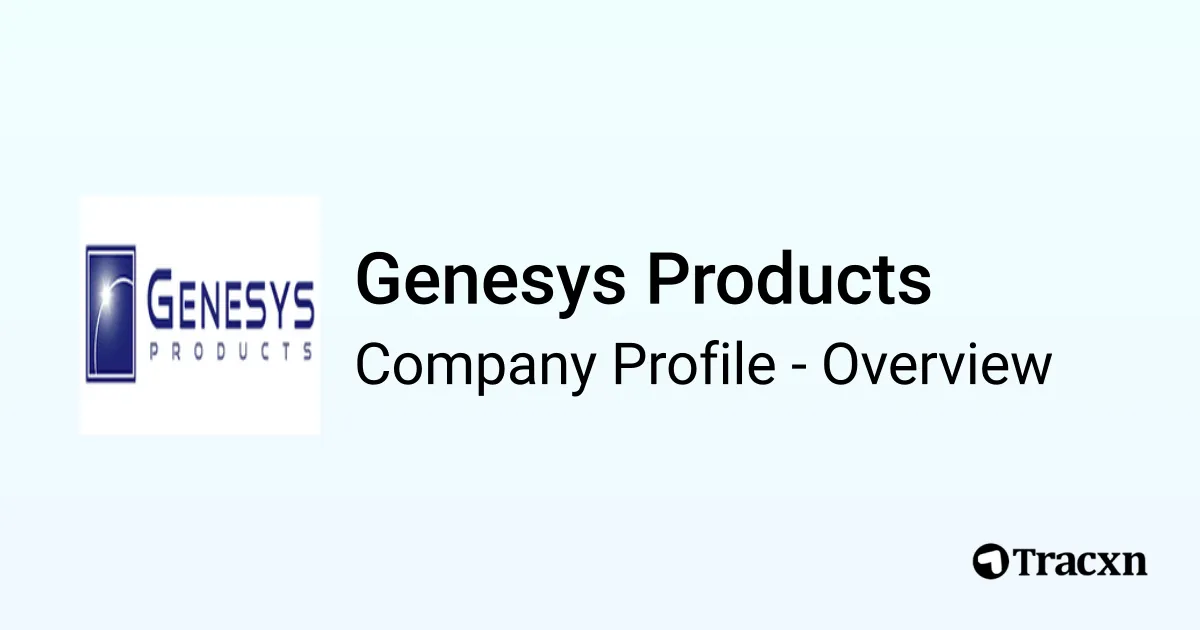 Genesys Products - 2025 Company Profile, Team & Competitors - Tracxn