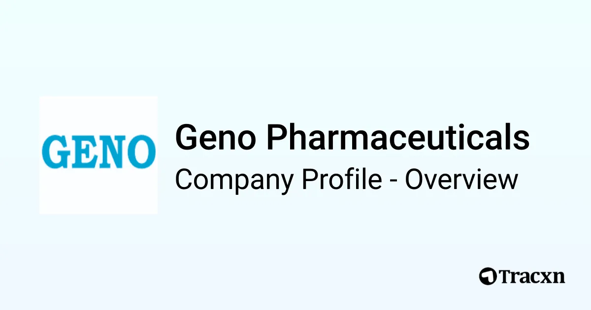 Geno Pharmaceuticals - 2025 Company Profile & Financials - Tracxn