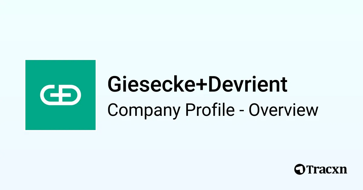 Giesecke+Devrient - 2026 Company Profile, Team, Funding, Competitors ...
