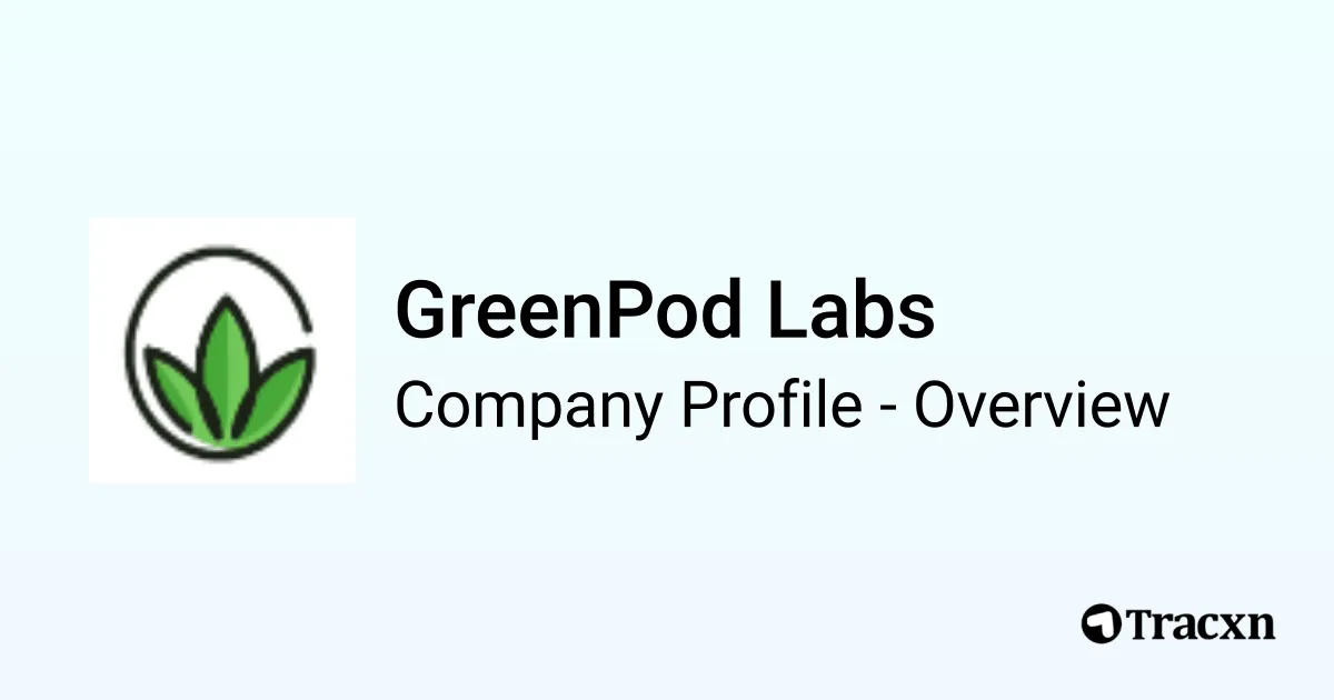 GreenPod Labs - 2025 Company Profile, Team, Funding & Financials - Tracxn
