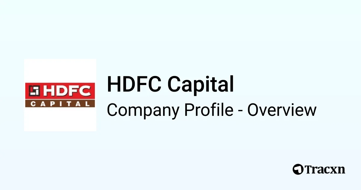 HDFC Capital - 2026 Company Profile, Team, Competitors & Financials ...