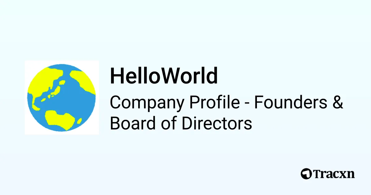 HelloWorld - Founders and Board of Directors - Tracxn