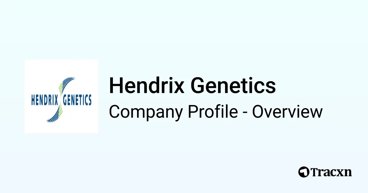 Hendrix Genetics - 2026 Company Profile, Team, Funding & Competitors ...