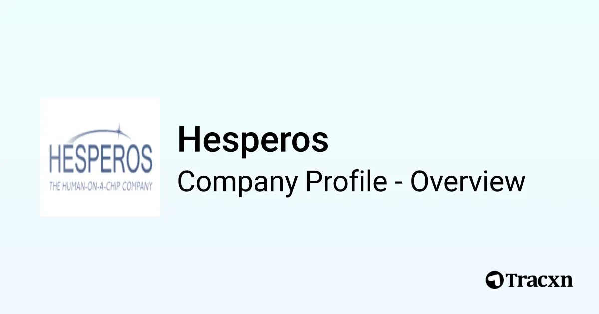 Hesperos - 2025 Company Profile, Team, Funding & Competitors - Tracxn