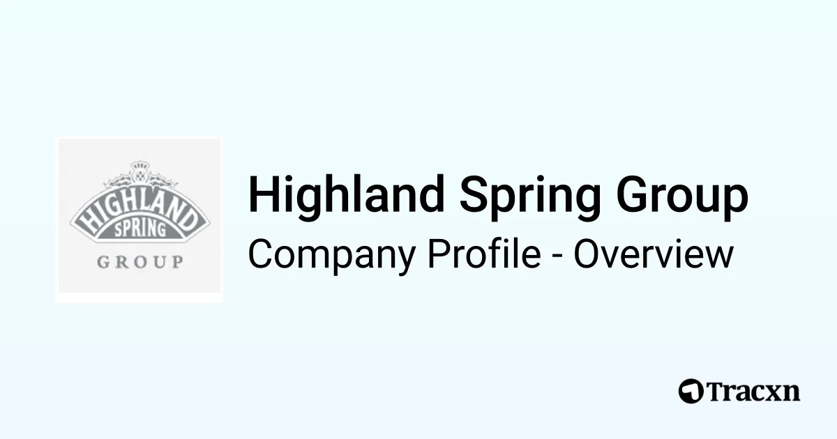 Highland Spring Group - 2025 Company Profile, Team, Funding ...