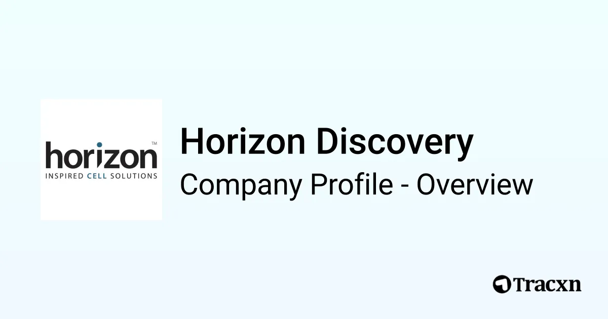 Horizon Discovery - 2026 Company Profile, Team, Funding, Competitors ...