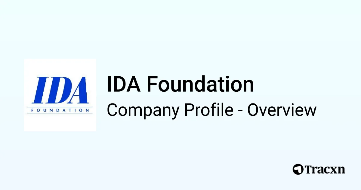 IDA Foundation - 2026 Company Profile, Competitors & Financials - Tracxn