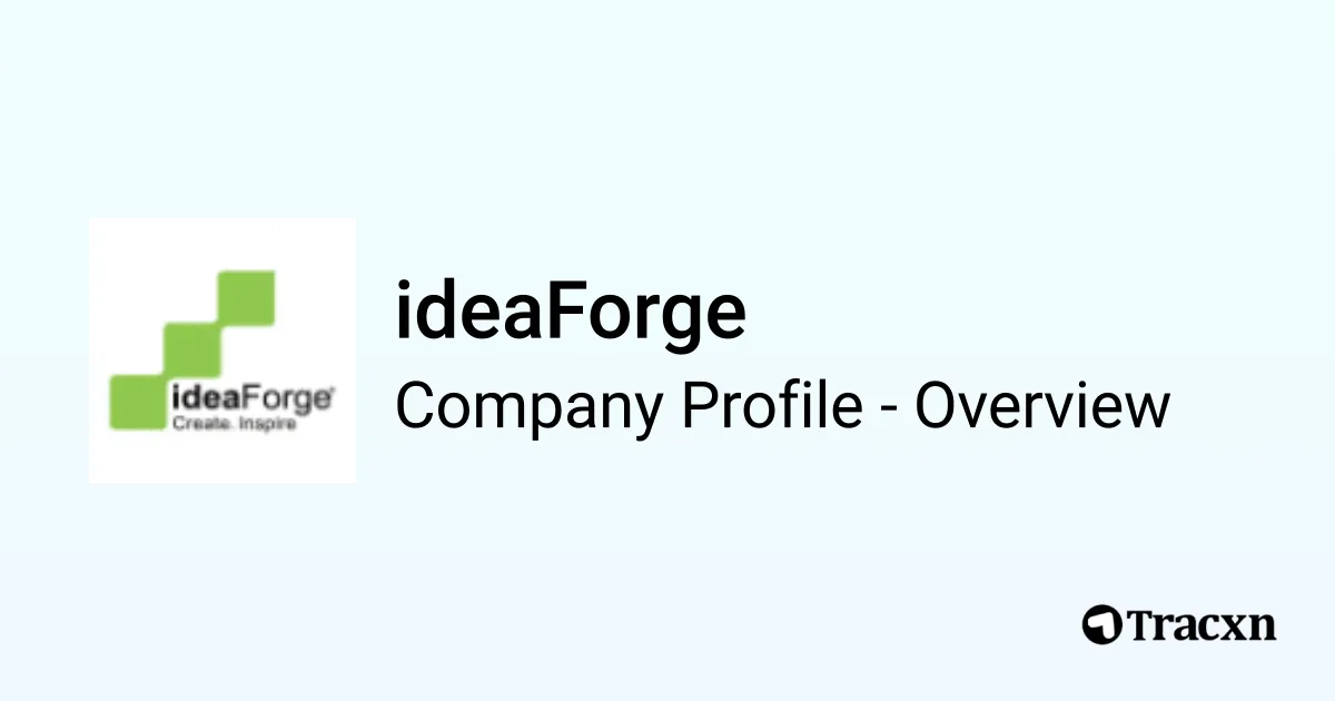 ideaForge - 2026 Company Profile, Team, Funding, Competitors ...