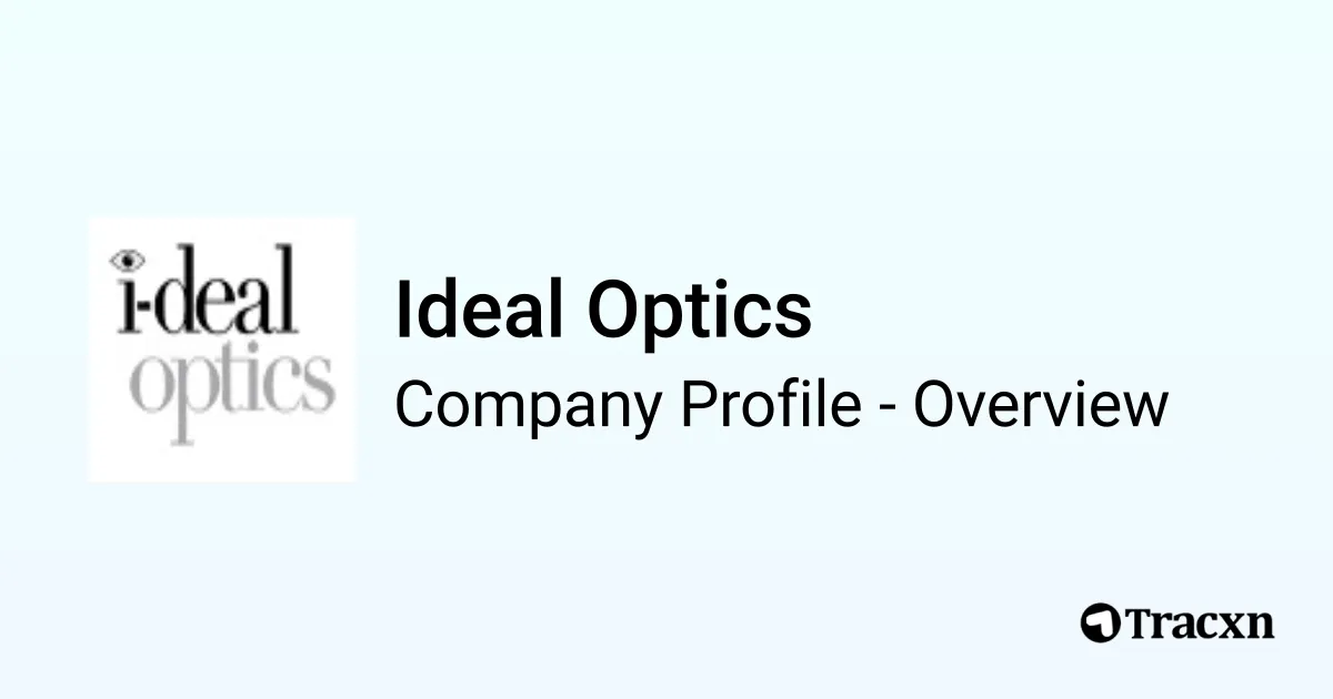 Ideal Optics - 2025 Company Profile, Funding & Competitors - Tracxn