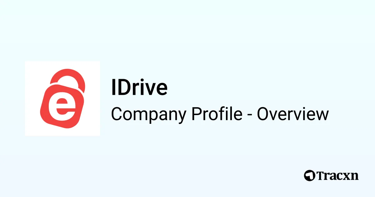 IDrive - 2025 Company Profile, Team, Funding & Competitors - Tracxn