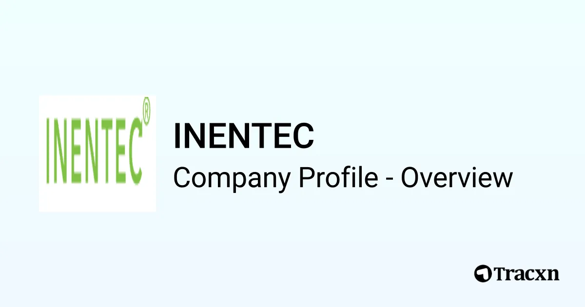 INENTEC - 2025 Company Profile, Team, Funding & Competitors - Tracxn