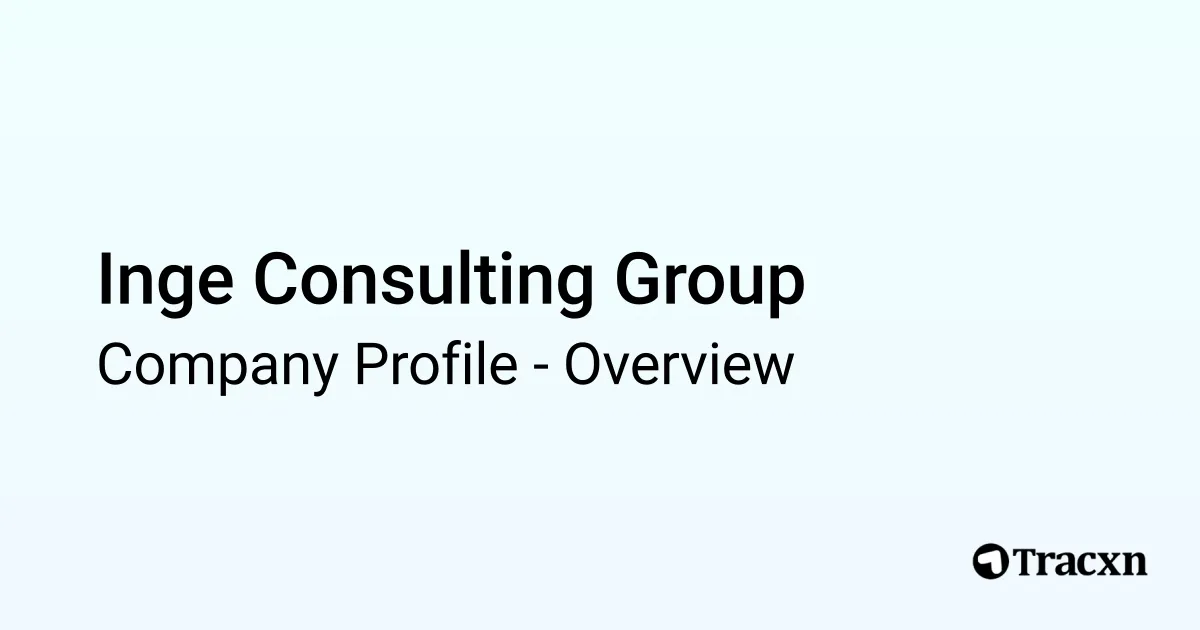 Inge Consulting Group - 2025 Company Profile & Competitors - Tracxn