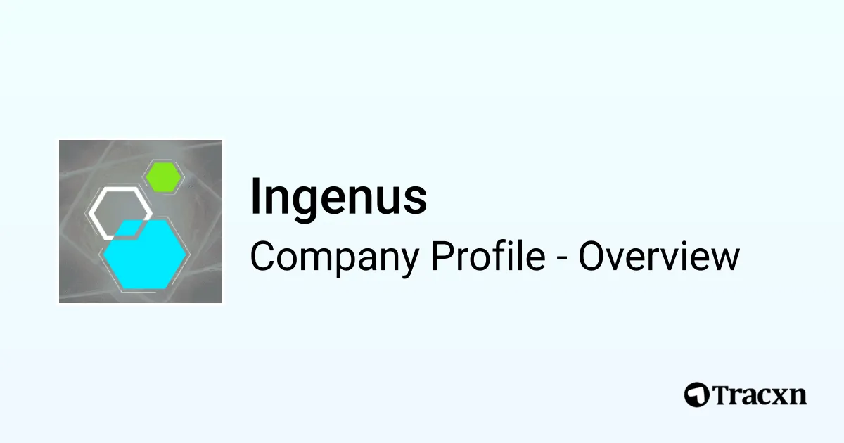 Ingenus - 2026 Company Profile & Competitors - Tracxn