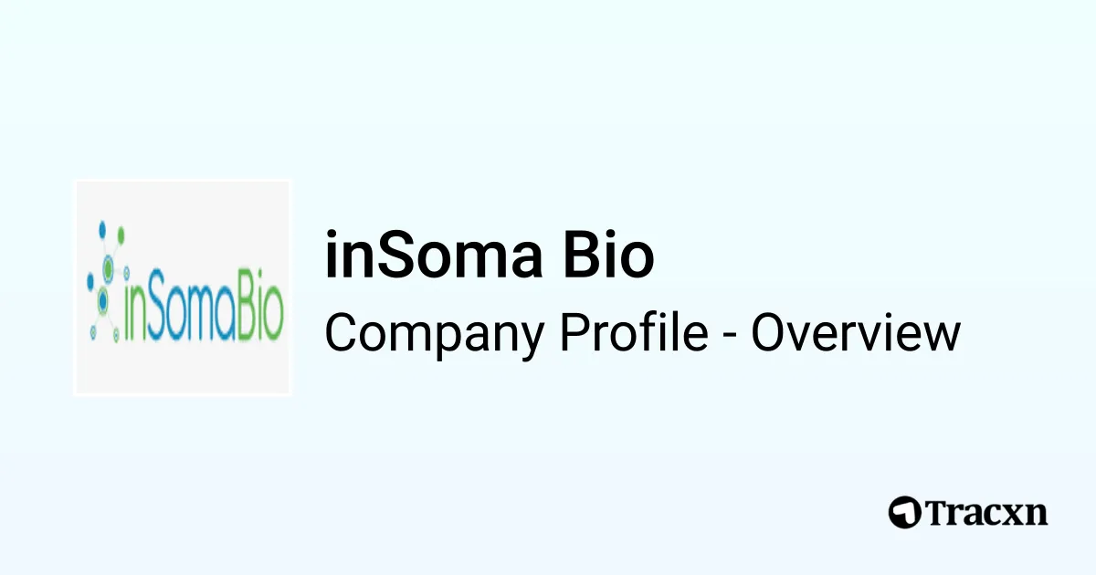 inSoma Bio - 2025 Company Profile, Team, Funding & Competitors - Tracxn