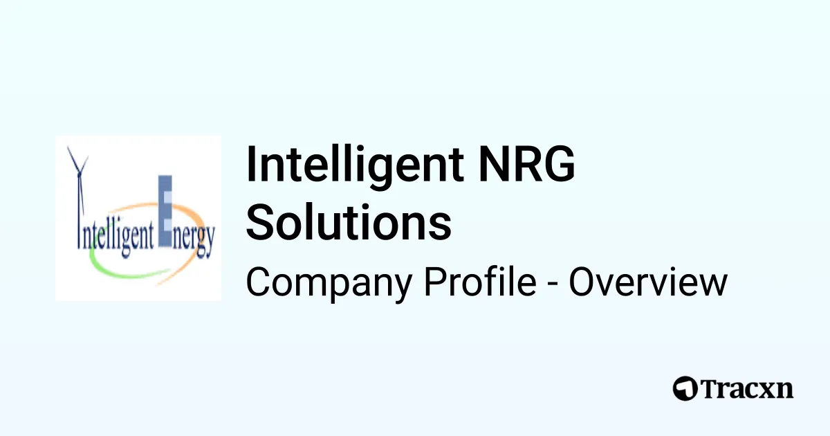 Intelligent NRG Solutions - 2025 Company Profile & Competitors - Tracxn