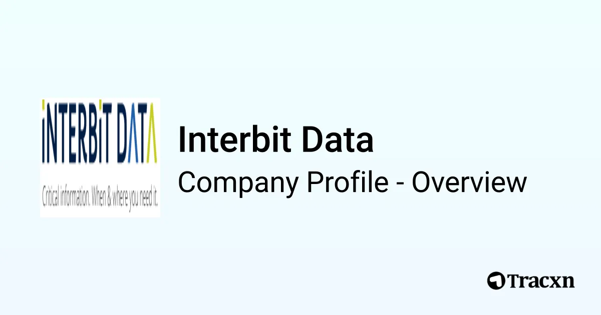 Interbit Data - 2025 Company Profile & Competitors - Tracxn