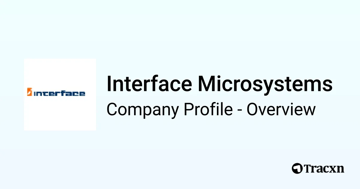 Interface Microsystems - 2025 Company Profile & Competitors - Tracxn