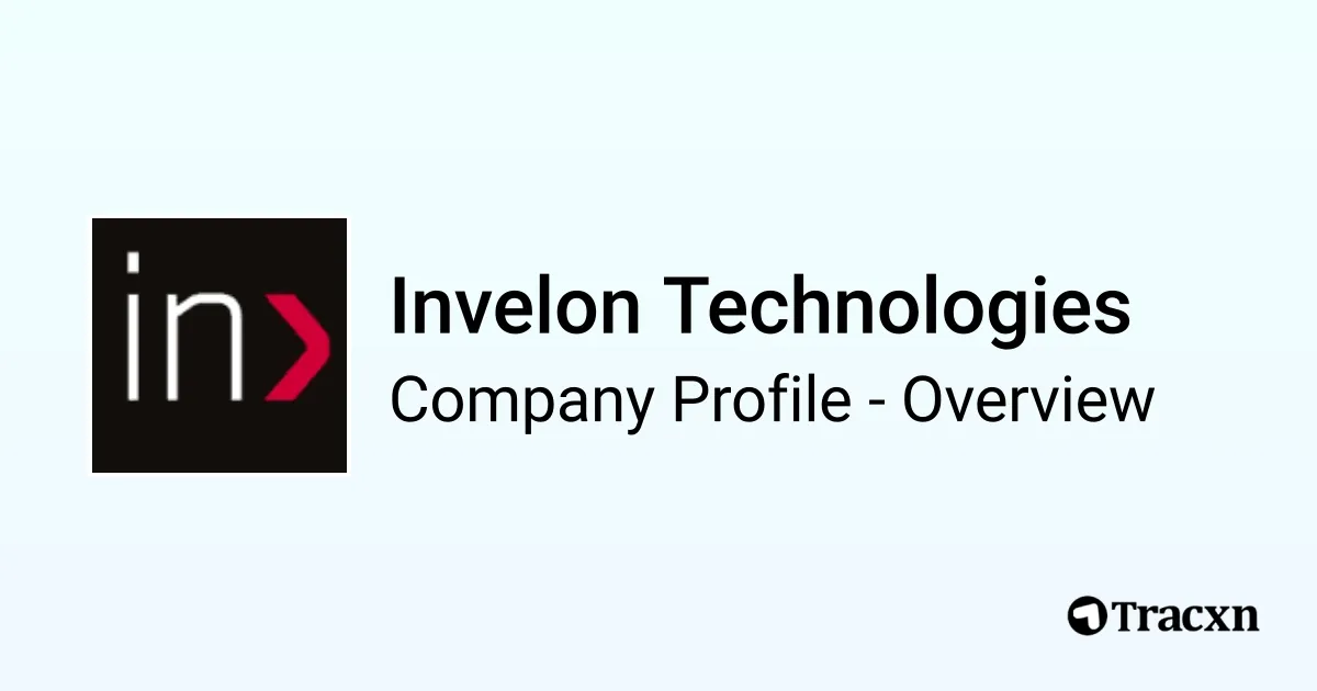 Invelon Technologies - 2026 Company Profile, Team, Funding ...