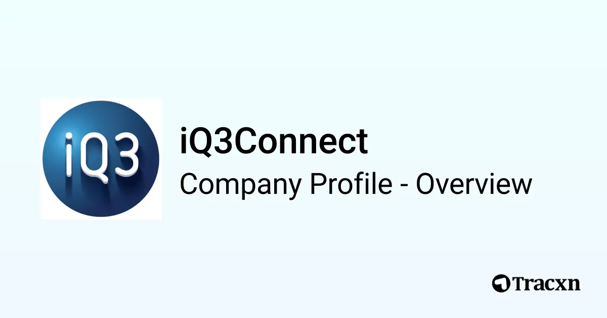iQ3Connect - 2025 Company Profile, Team, Funding & Competitors - Tracxn