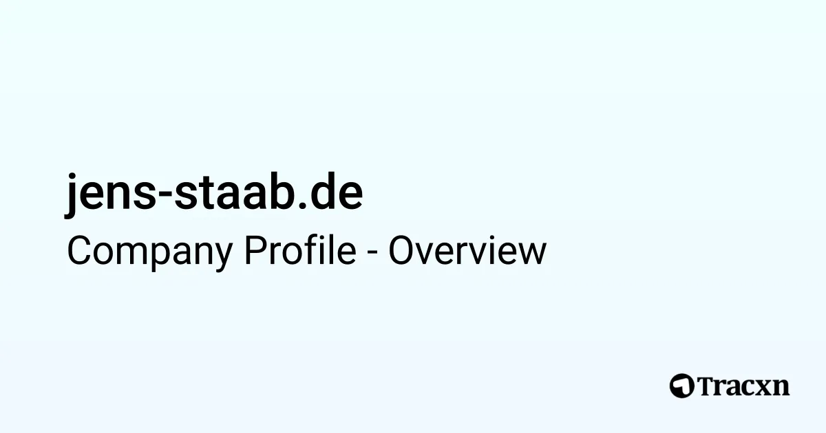 jens-staab.de - 2025 Company Profile & Competitors - Tracxn
