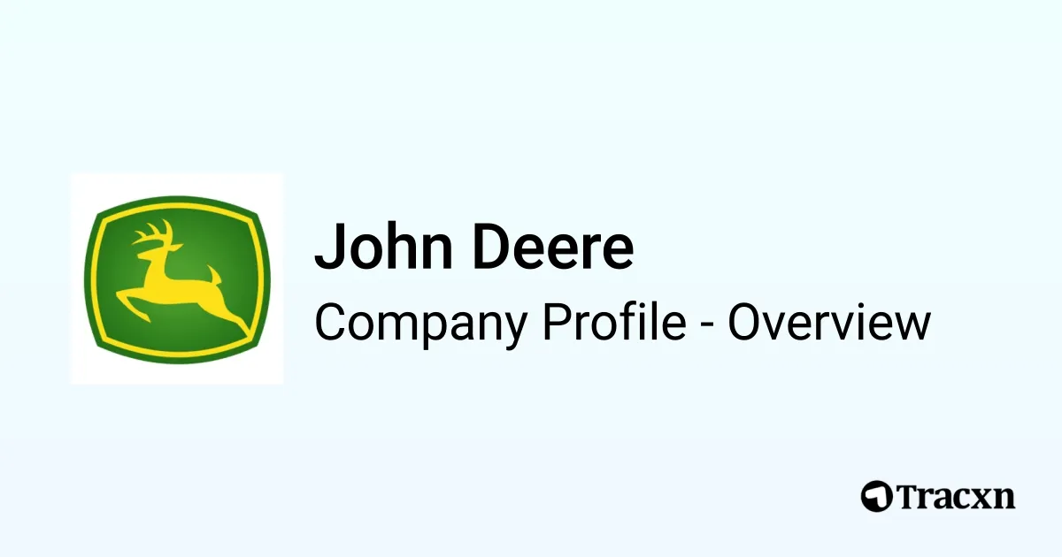 John Deere - 2026 Company Profile, Team, Funding, Competitors ...