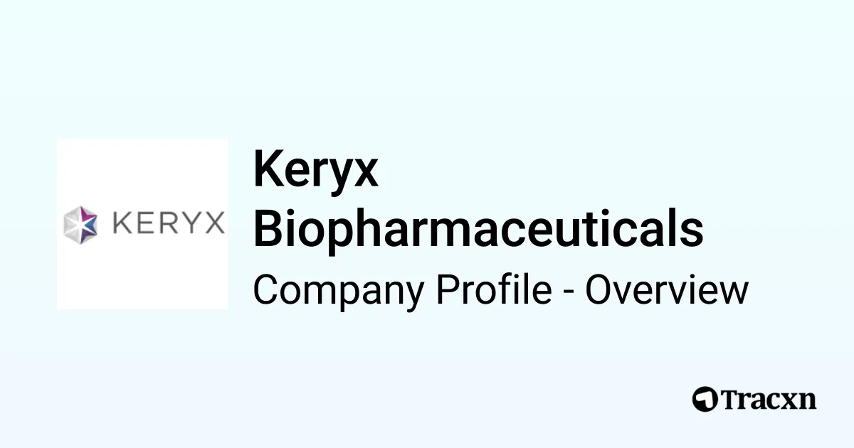 Keryx Biopharmaceuticals - 2026 Company Profile, Funding & Competitors ...