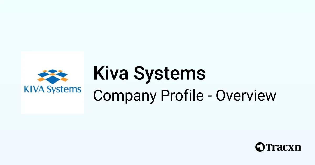 Kiva Systems - 2025 Company Profile, Team, Funding & Competitors - Tracxn