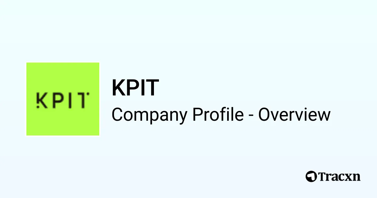 KPIT - 2025 Company Profile, Team, Funding, Competitors & Financials ...