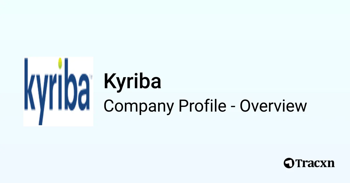 Kyriba - 2025 Company Profile, Funding & Competitors - Tracxn